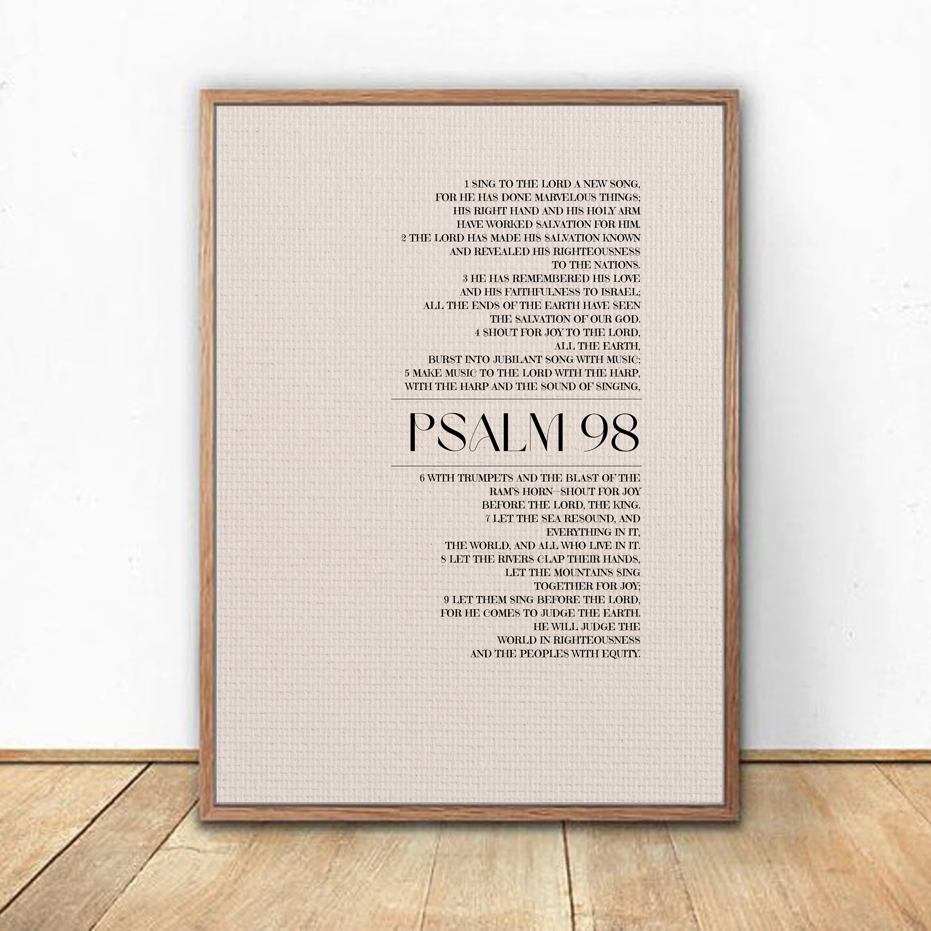 Psalm 98 Wall Art - Etsy