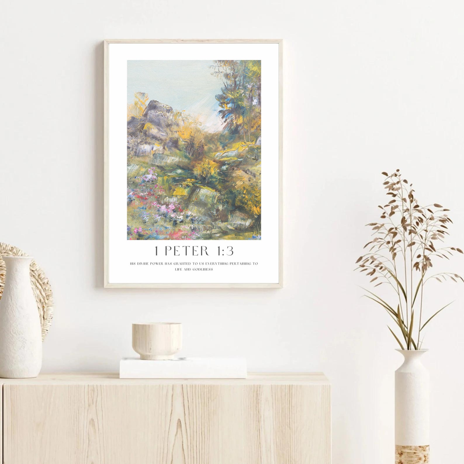1 Peter 1:3 Bible Oil Painting - Etsy