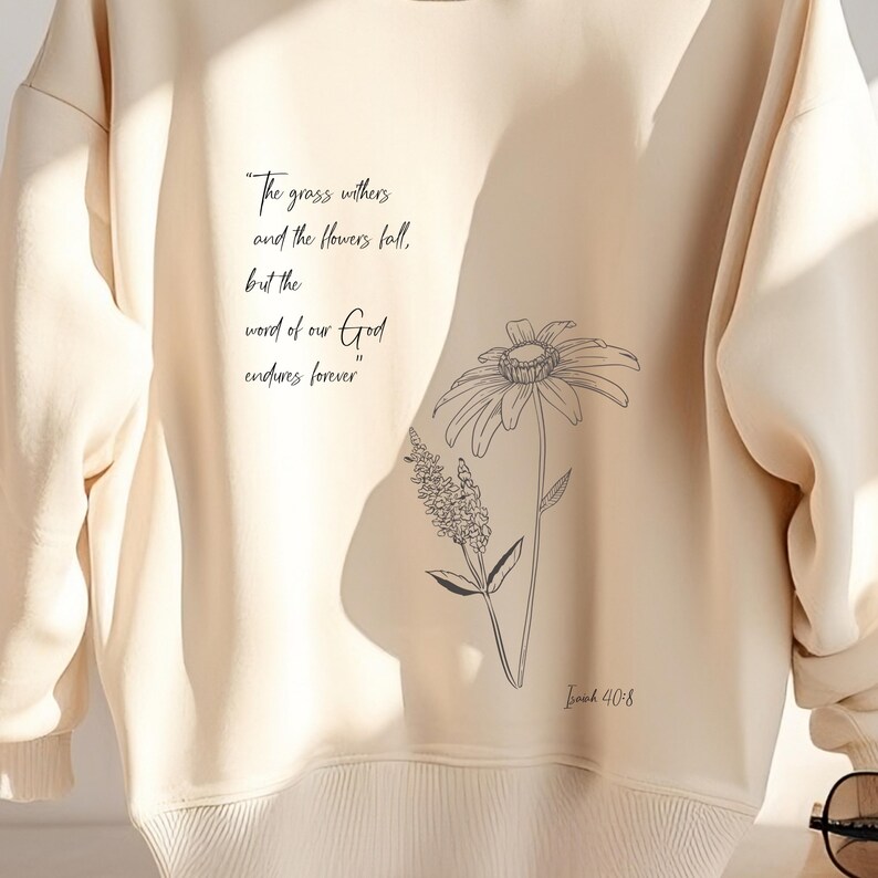 Isaiah 40:8 God's Word Endures Forever Inspirational Scripture ...