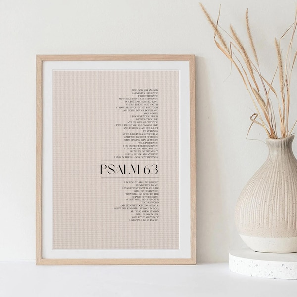 Psalm 63 - Etsy