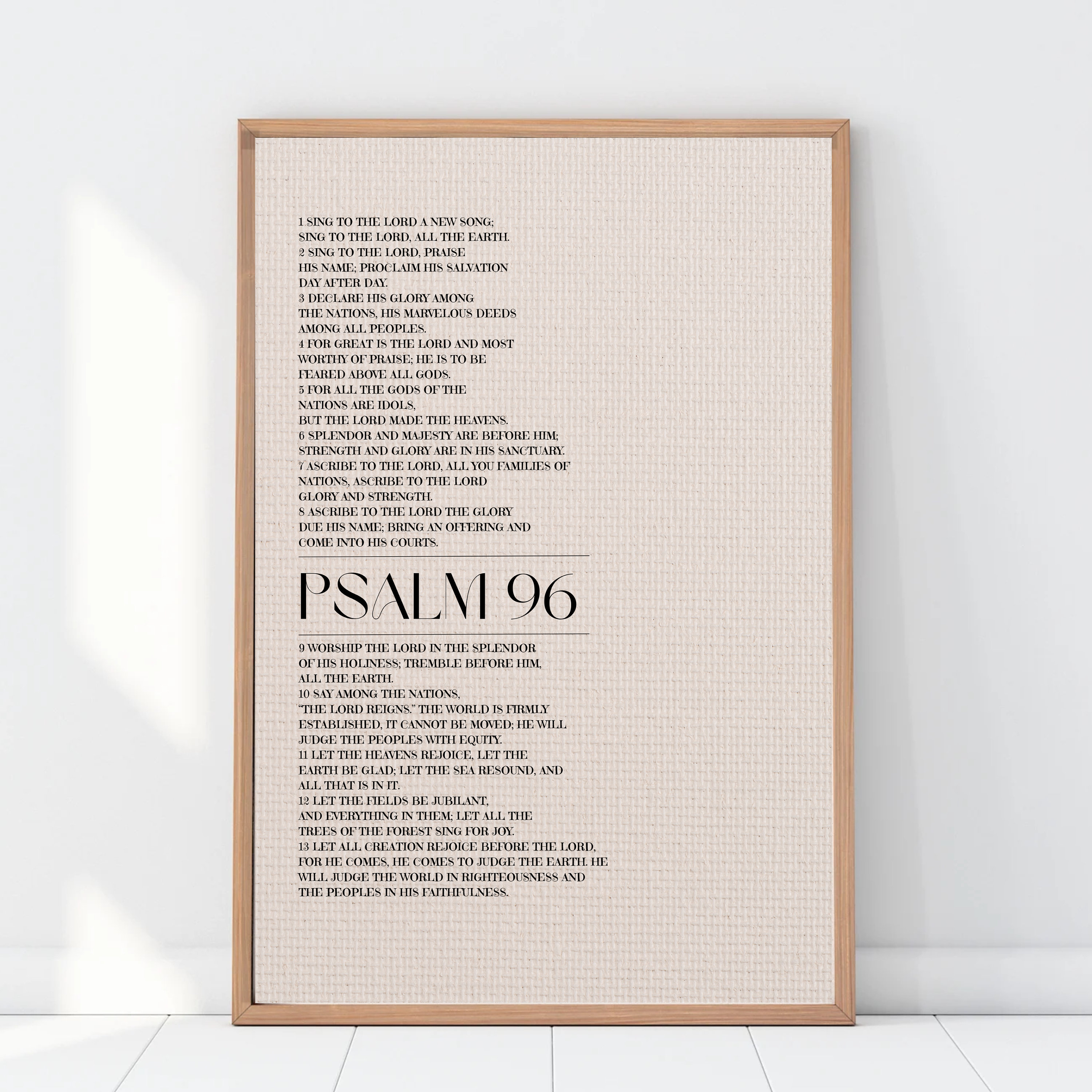 Psalm 96 Wall Art - Etsy