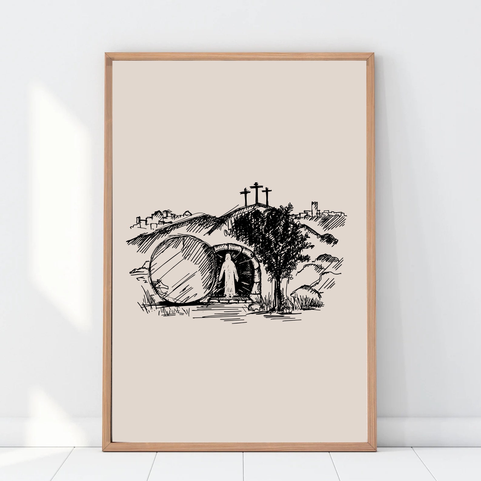 Easter Christian Print Resurrection Poster - Etsy