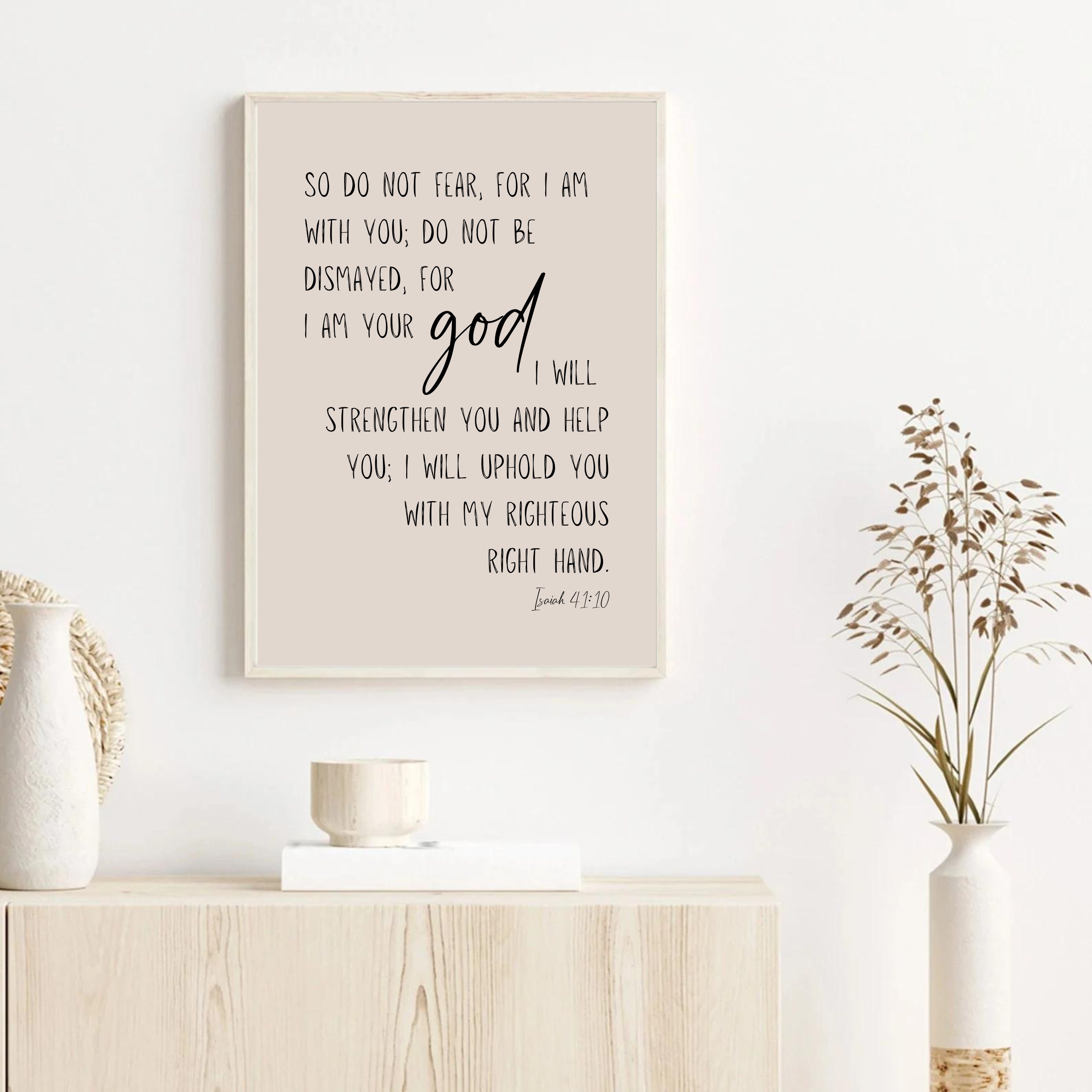 Customizable Biblical Psalm Poster - Personalized Home Decor ...