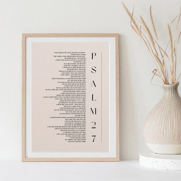 Psalm 27 - Etsy