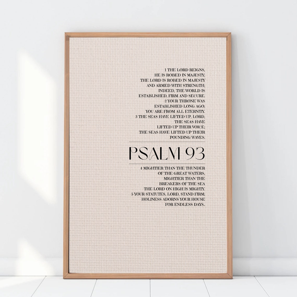 Psalm 93 Wall Art - Etsy