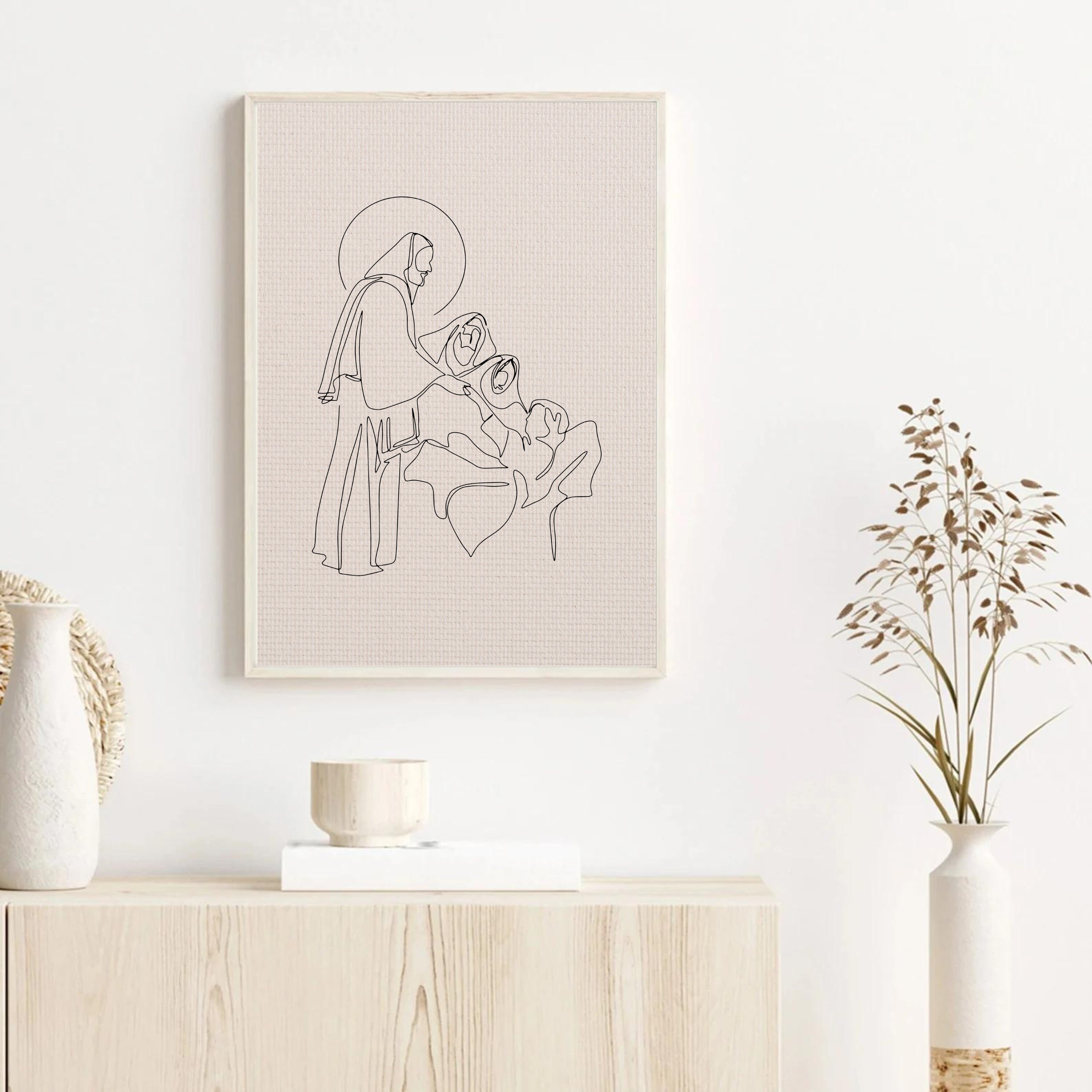 Jesus Helping Others, Jesus Wall Art - Etsy