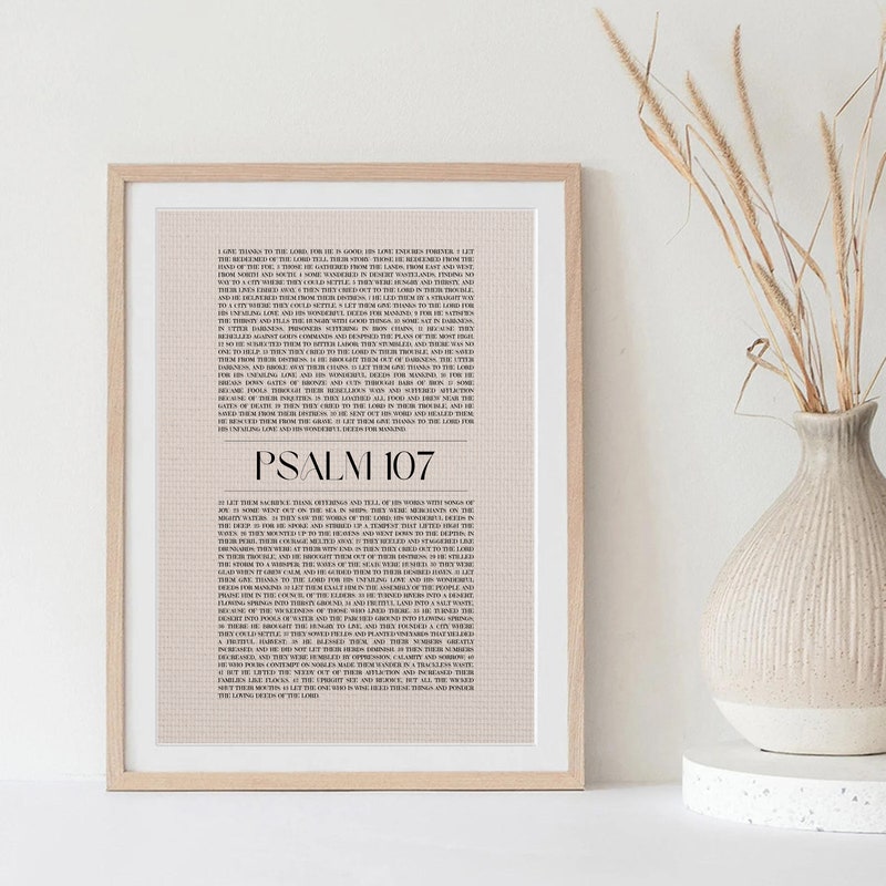 Psalm 107 Decor - Etsy