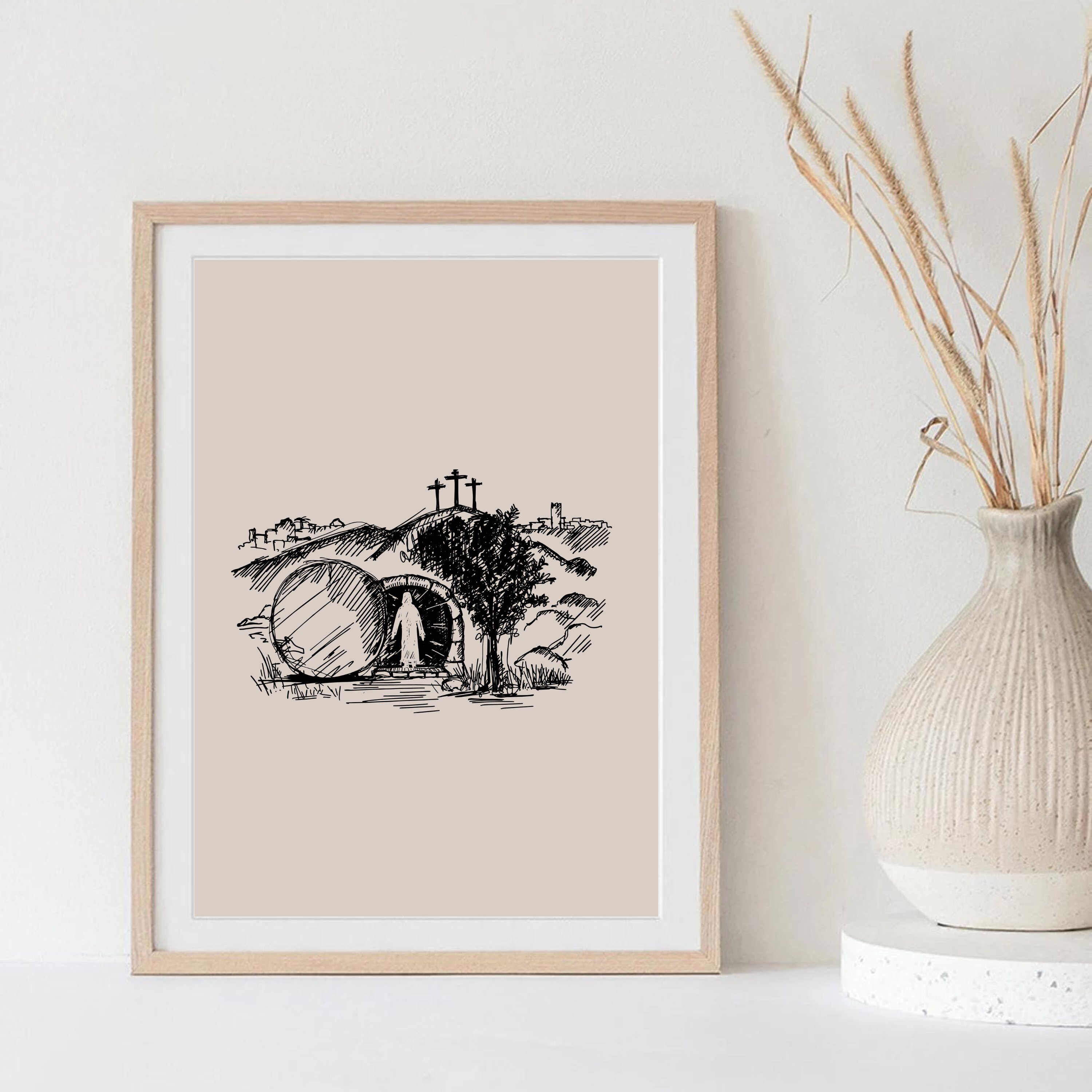 Easter Christian Print Resurrection Poster - Etsy