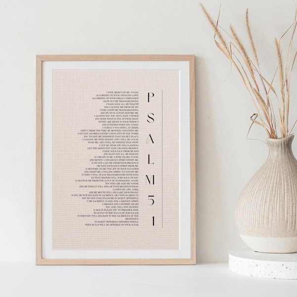 Psalm 51 - Etsy