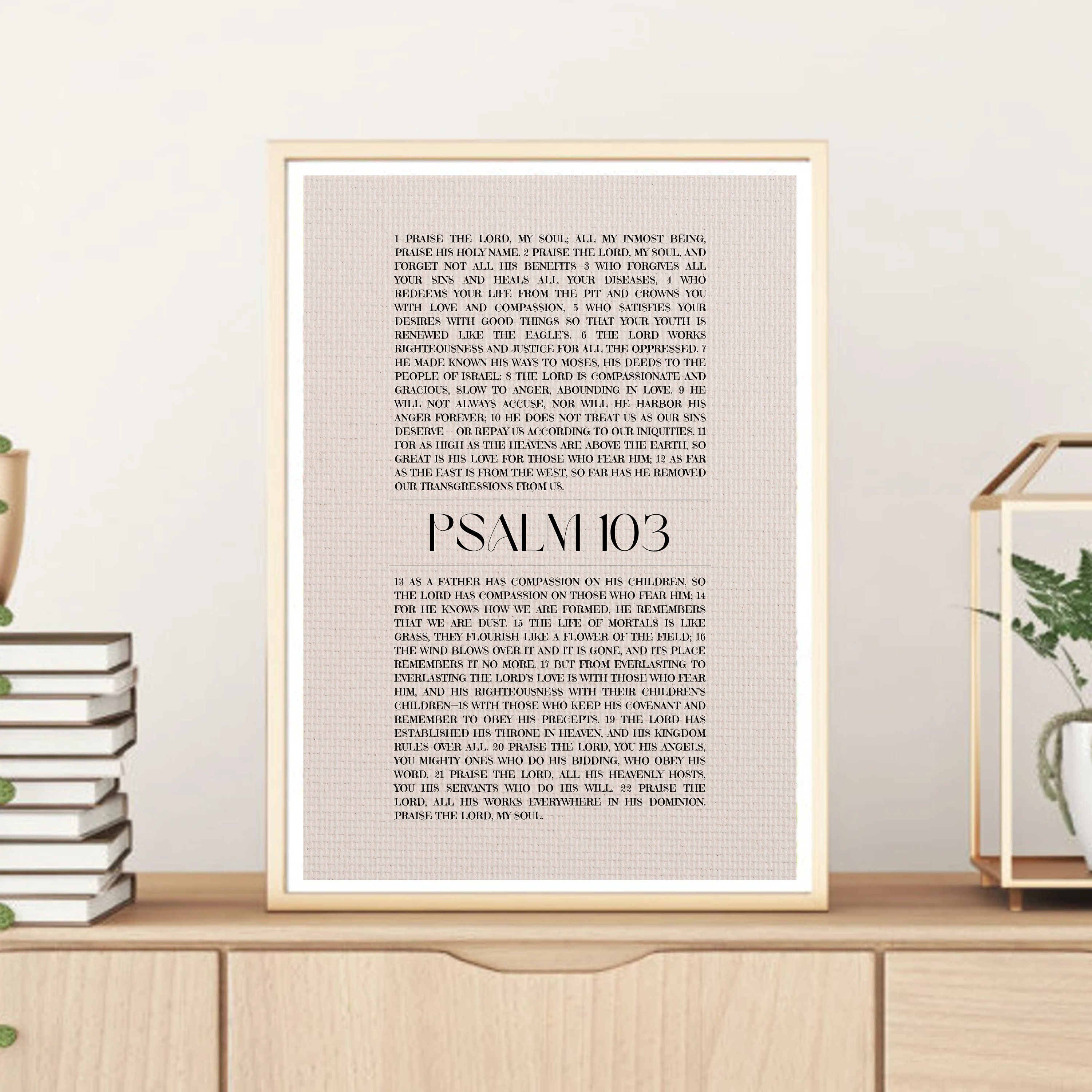Psalm 103 Wall Art - Etsy