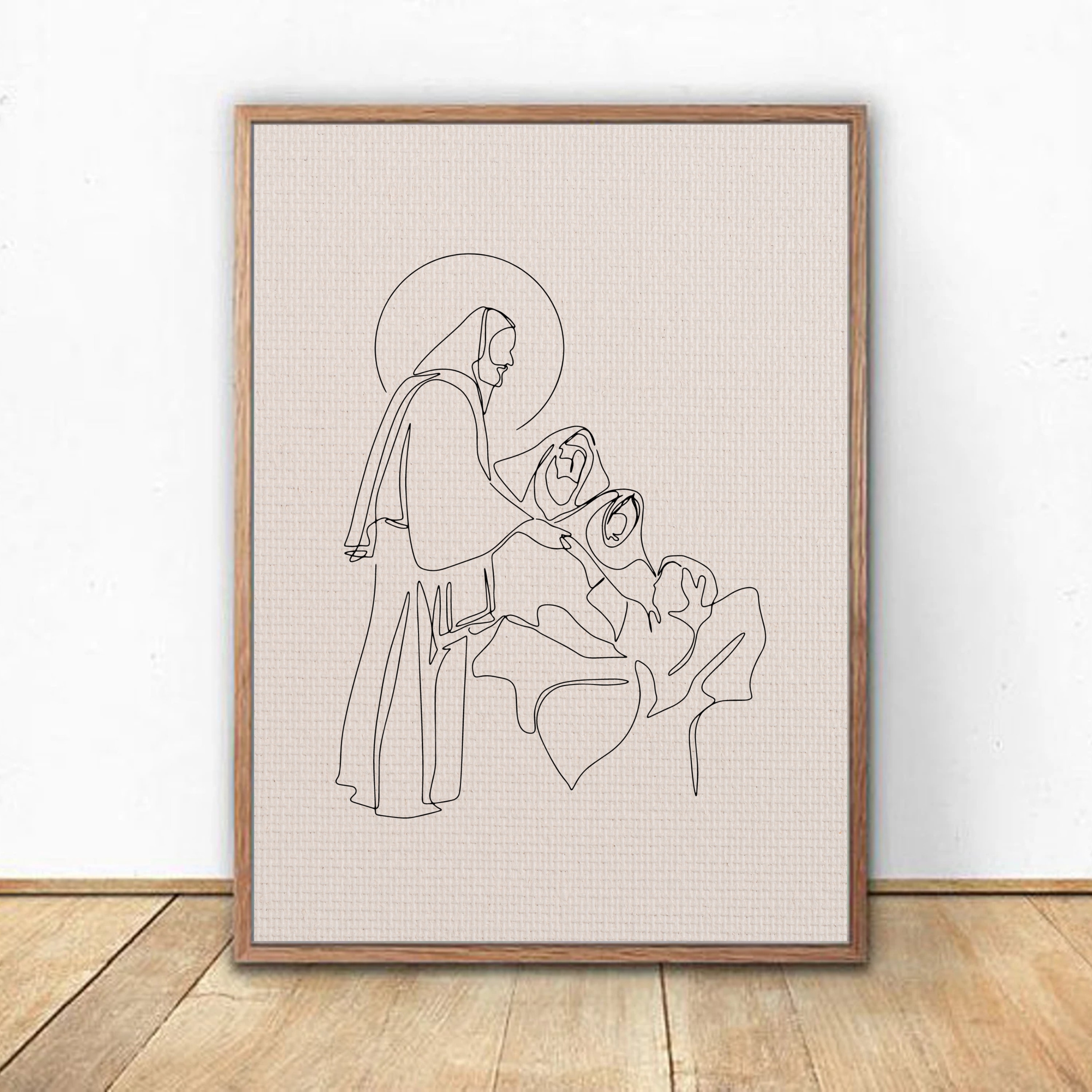 Jesus Helping Others, Jesus Wall Art - Etsy