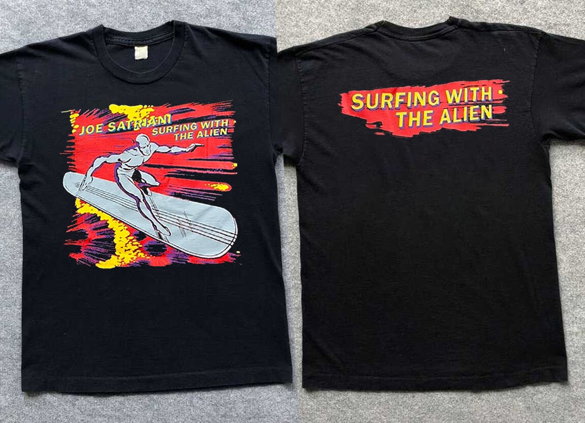 Joe Satriani Surfing With The Alien T-Shirt, Joe Satriani Graphic T ...