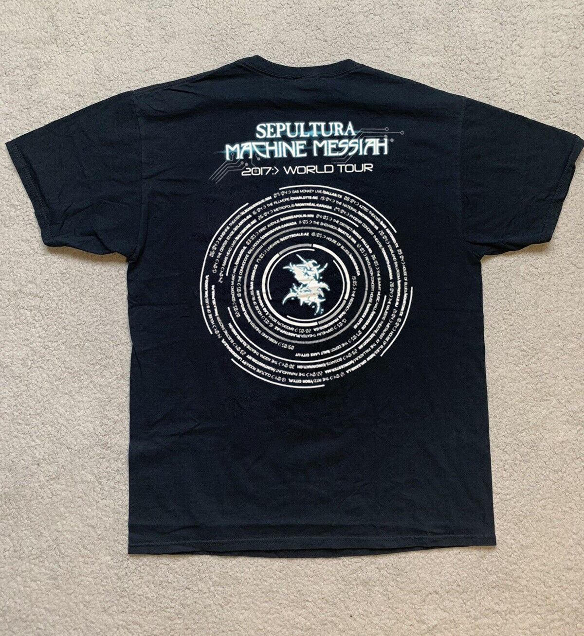 SEPULTURA-MACHINE MESSIAH 2017 World Tour Unisex T-Shirt, Sepultura ...