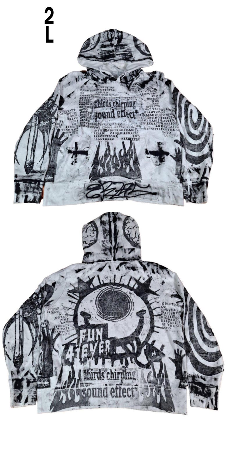 Unique handmade custom upcycled hoodie medieval punk goth fantasy emo ...