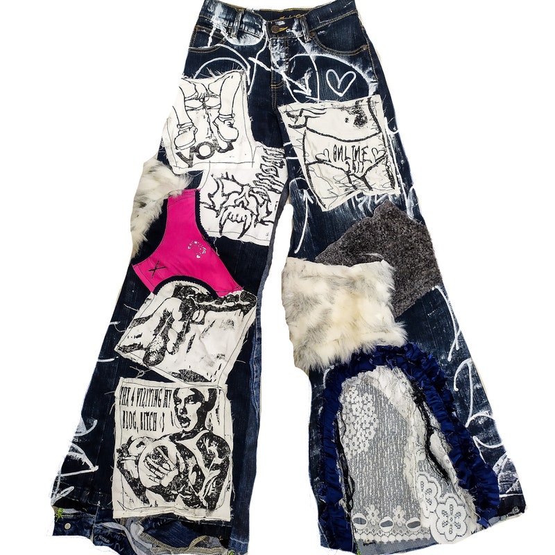 Baggy Emo Pants - Etsy