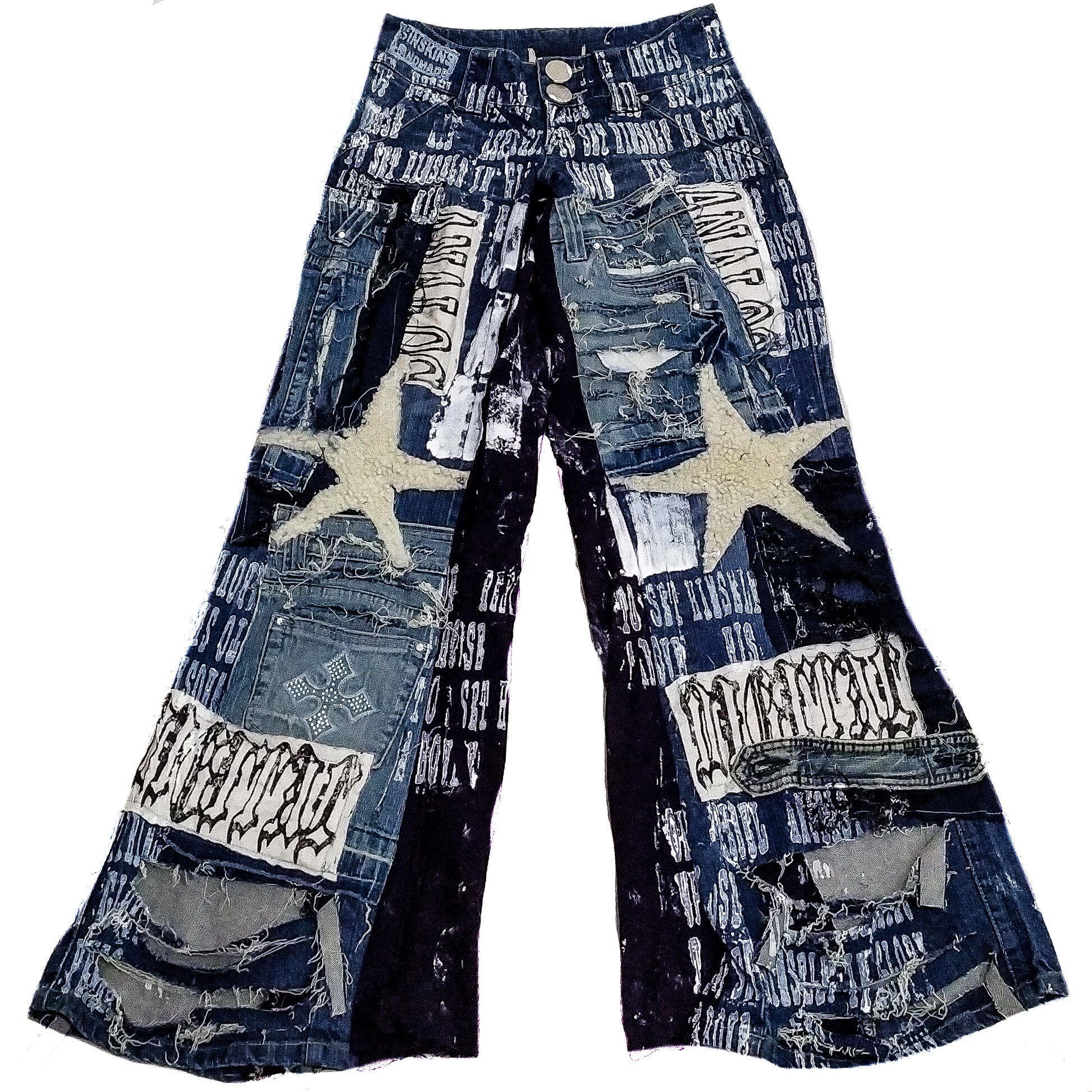 Sinskins Upcycled Baggy Alternative Swag Anime Aesthetic Sinskins Upcycled Baggy Alternative Swag Anime Aesthetic