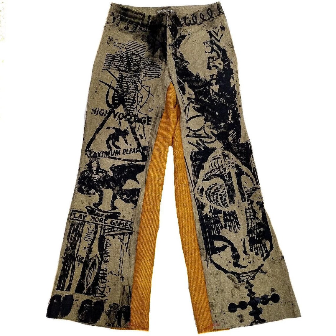 Sinskins Handmade Baggy Alternative Anime Y2K Emo Punk Aesthetic Custom ...