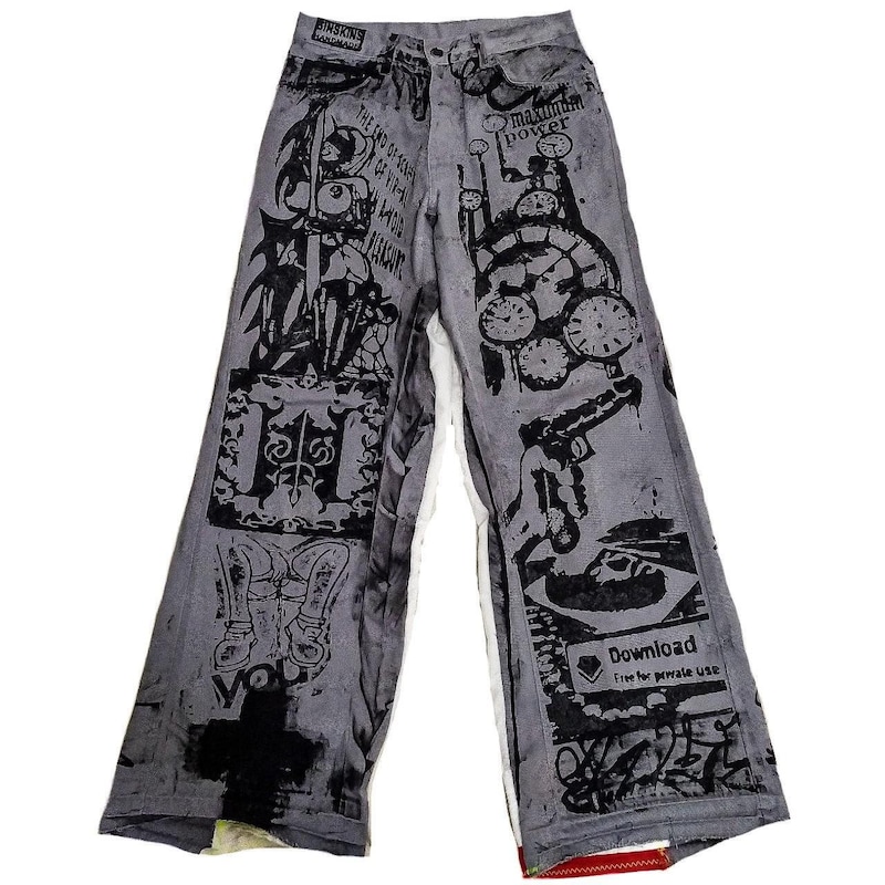 Baggy Emo Pants - Etsy