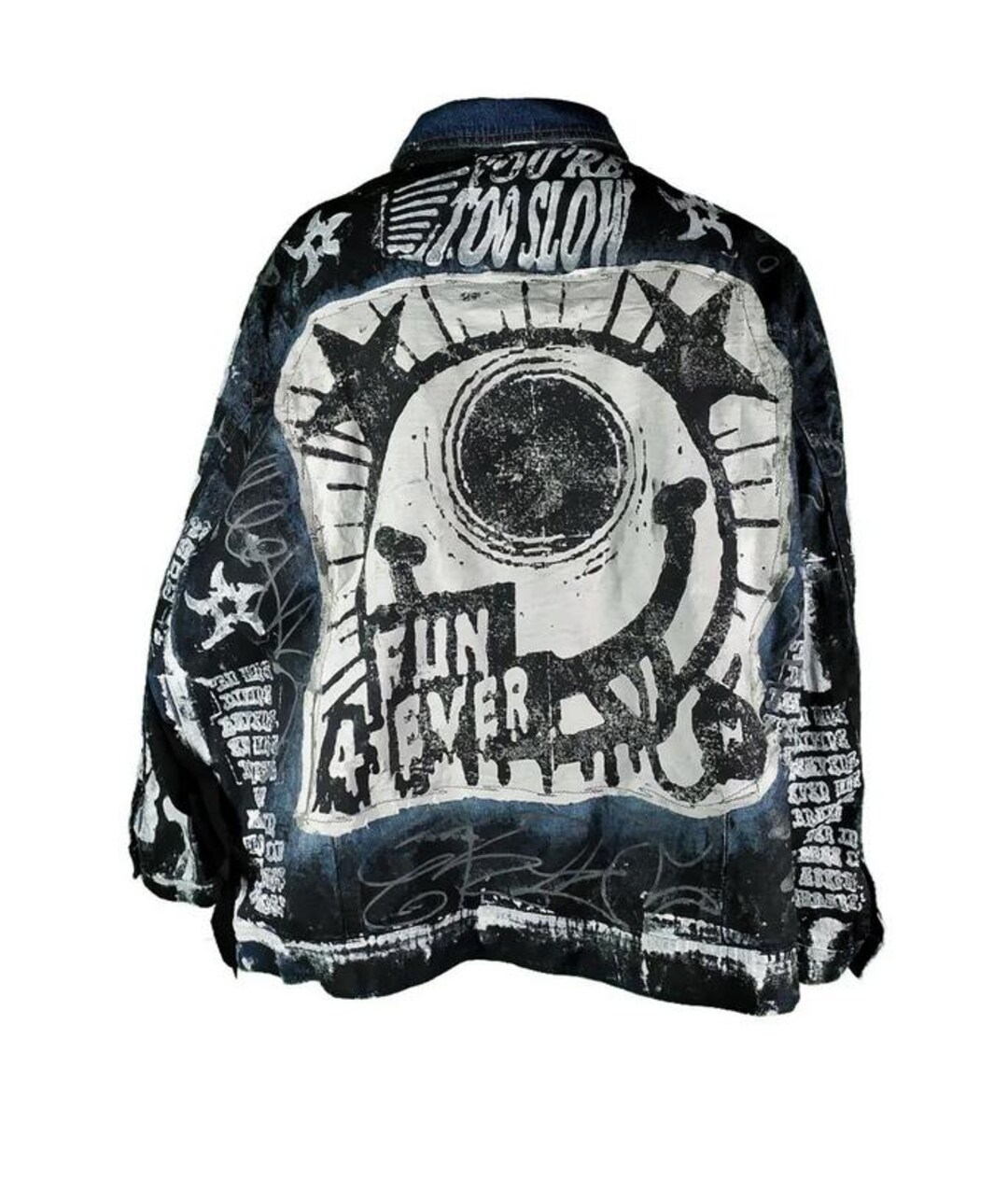 XXL Único feito à mão emo personalizado tribal punk gótico fantasia ...