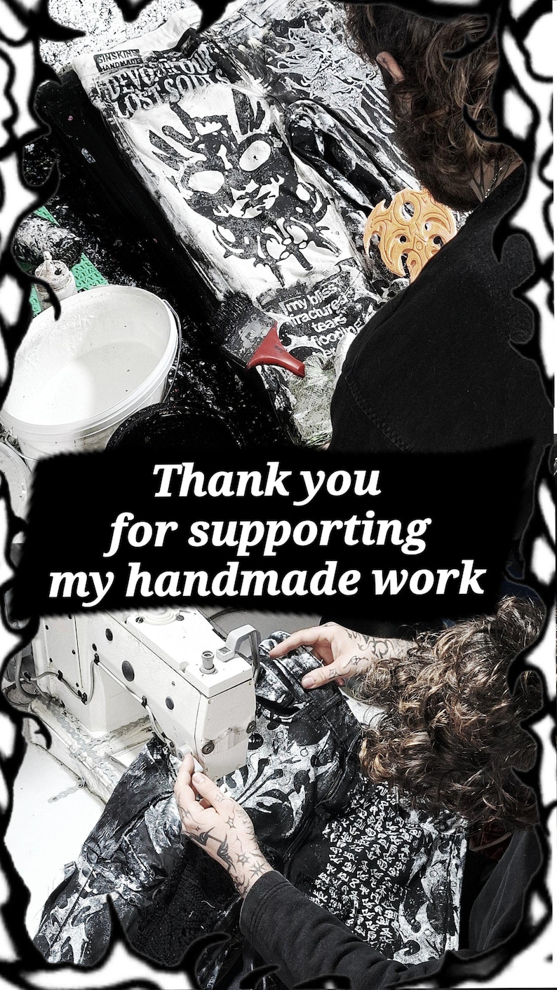 Handmade Custom Flared Baggy Wide Jeans Punk Goth Rock Grunge Bug Scene ...