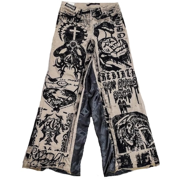 Baggy Emo Pants - Etsy