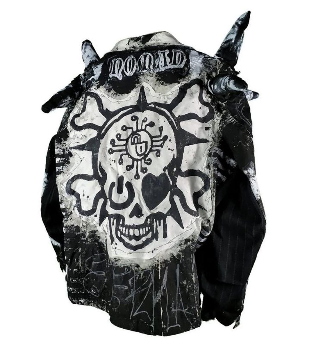 XL Unique Handmade Emo Custom Tribal Punk Goth Fantasy Spiral Rave ...