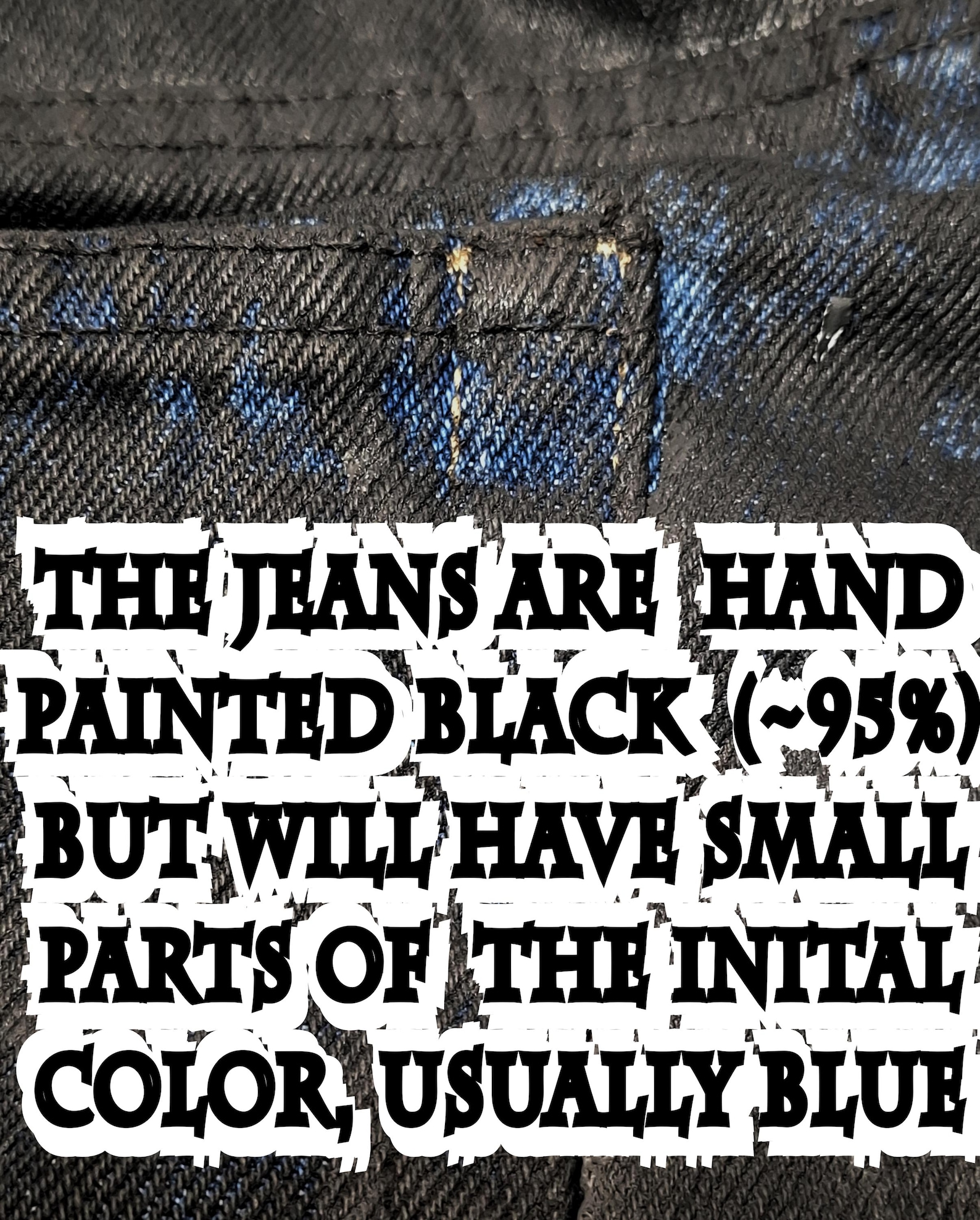 Unique Handmade Flared Loose Jeans Custom Punk Rock Goth Emo Metal ...