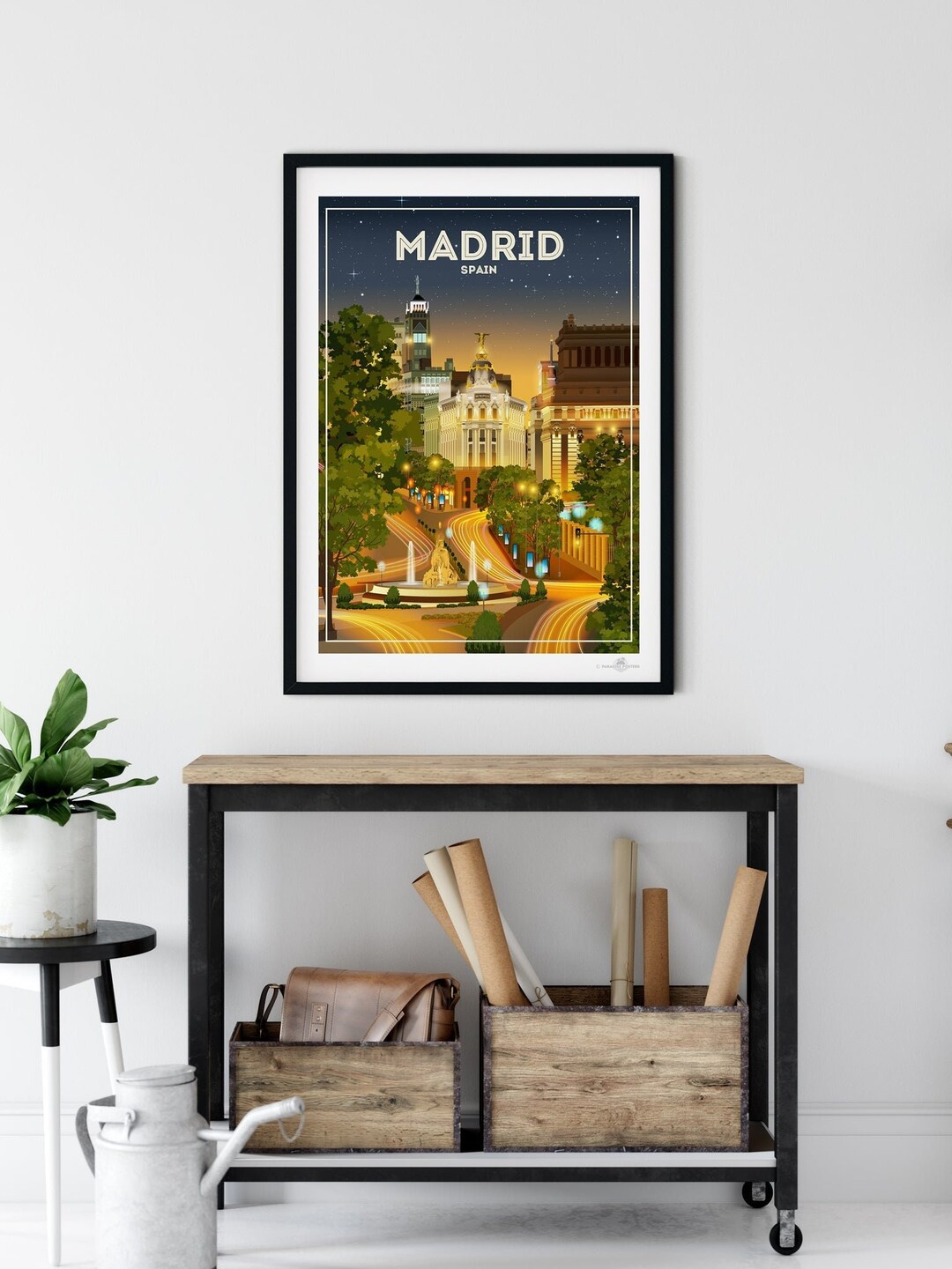 Madrid Spain Poster Print - Etsy