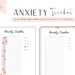 Anxiety Tracker Printable, Anxiety Journal, Hack Your Anxiety, Anxiety ...