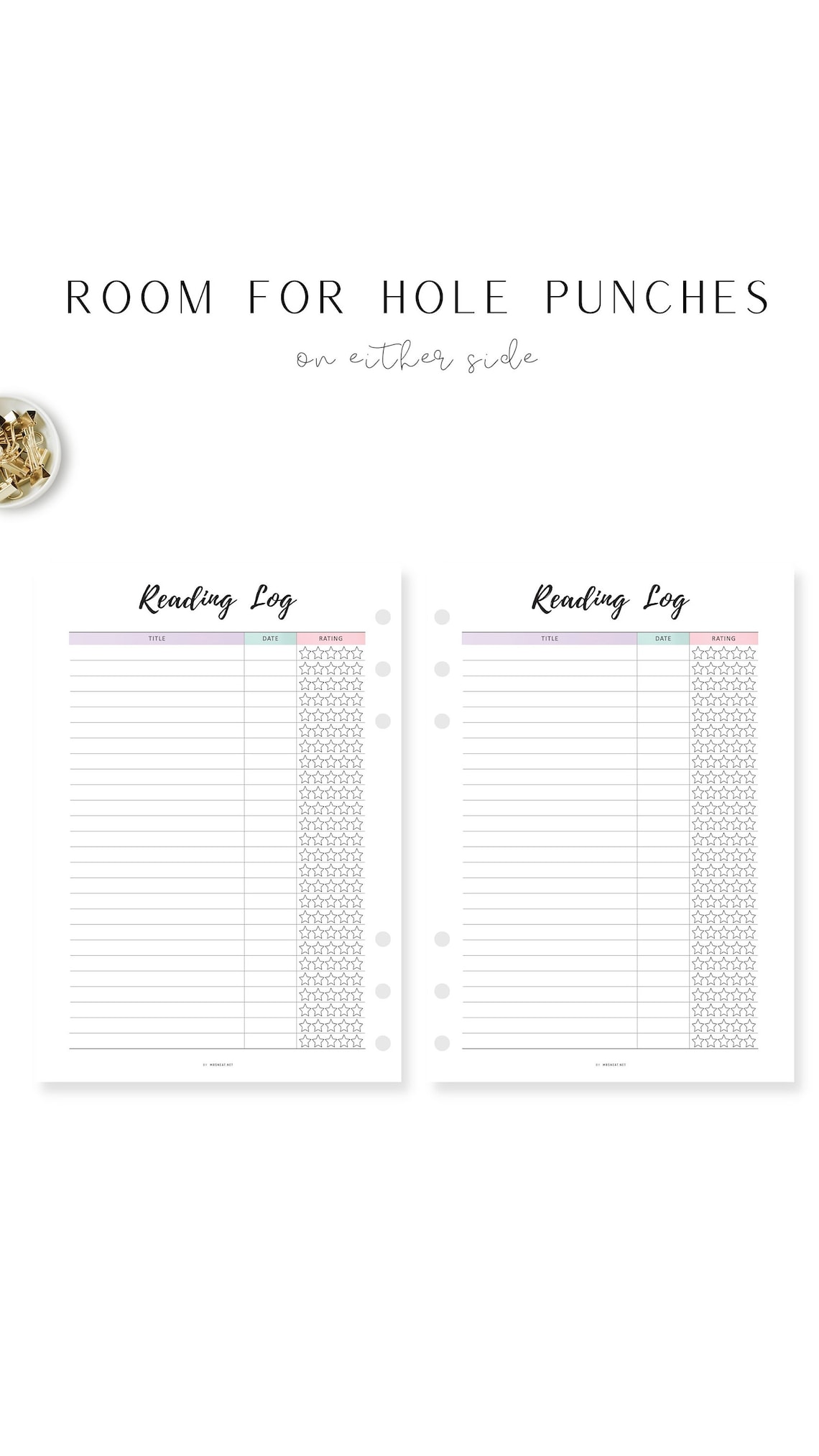 Reading Log Printable, Reading Log Journal, Reading Tracker, Colorful ...