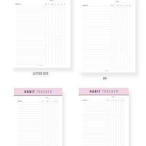 Fillable Weekly Habit Tracker Printable, Routine Tracker, 7 Day Habit ...