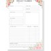 FILLABLE Project Planner PRINTABLE: Progress Tracker Template (PDF) - Etsy