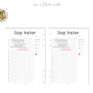 Sleep Tracker Printable, Sleep Quality Journal, Monthly Sleep Log ...