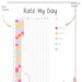 Rate My Day Tracker Printable, Daily Rating Planner, Yearly Day Rating ...