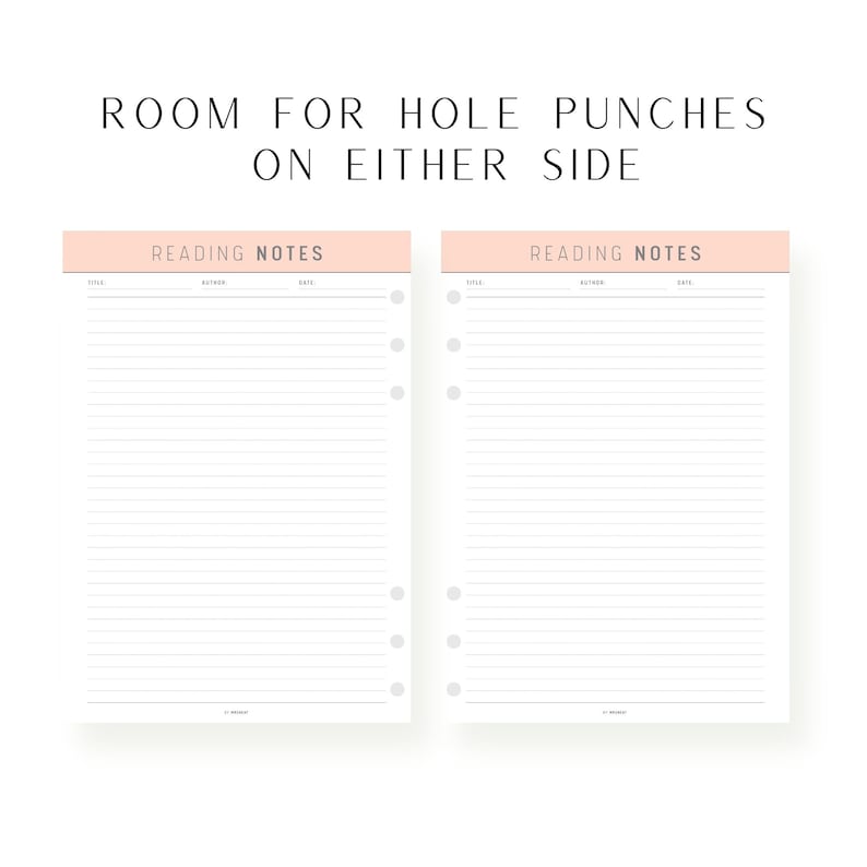 Reading Notes Template Printable Reading Notes Pages Pdf - Etsy Australia