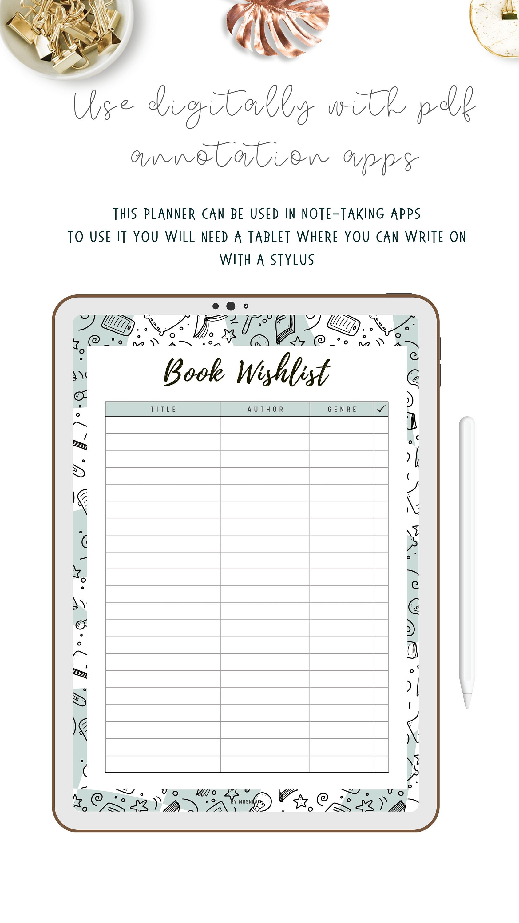 Reading Wish List Printable, Book Wishlist Template, Reading Log ...