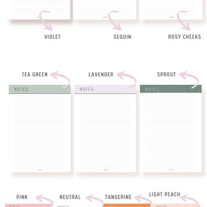 Printable Notes Page Template Notes Printable PDF A4 - Etsy