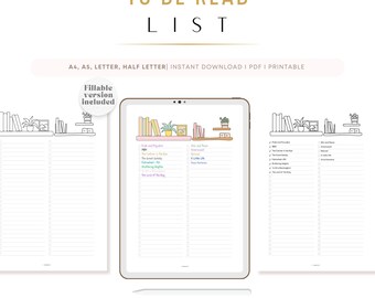 To Be Read (TBR) List - Etsy