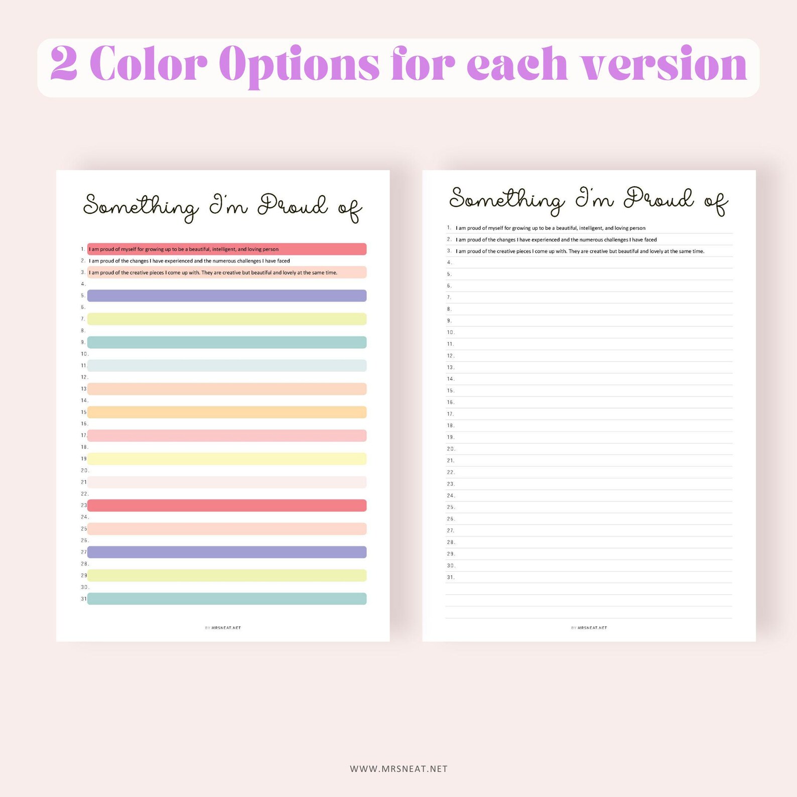 FILLABLE Gratitude Journal PRINTABLE: Wellness & Mindfulness (PDF ...