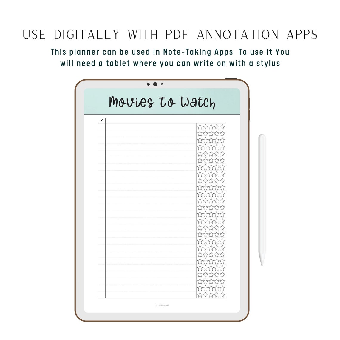 Printable Movies to Watch, Watch List Template, Movies to Watch List ...
