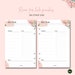 Floral Daily Planner Printable Schedule Template to Do List - Etsy