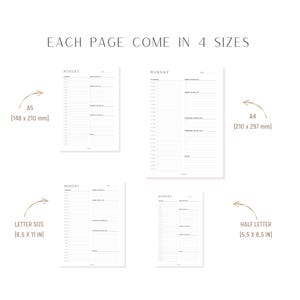 Fillable Work From Home Planner Printable, Daily Planner, Personal ...