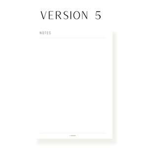 Notes Page Printable, Notes Paper Template Pdf, A4, A5, Letter & Half ...