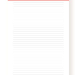 Printable Notes Page Template Notes Printable PDF A4 - Etsy