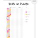 Year in Pixels Printable, Yearly Tracker Template, Day in Pixels, PDF ...