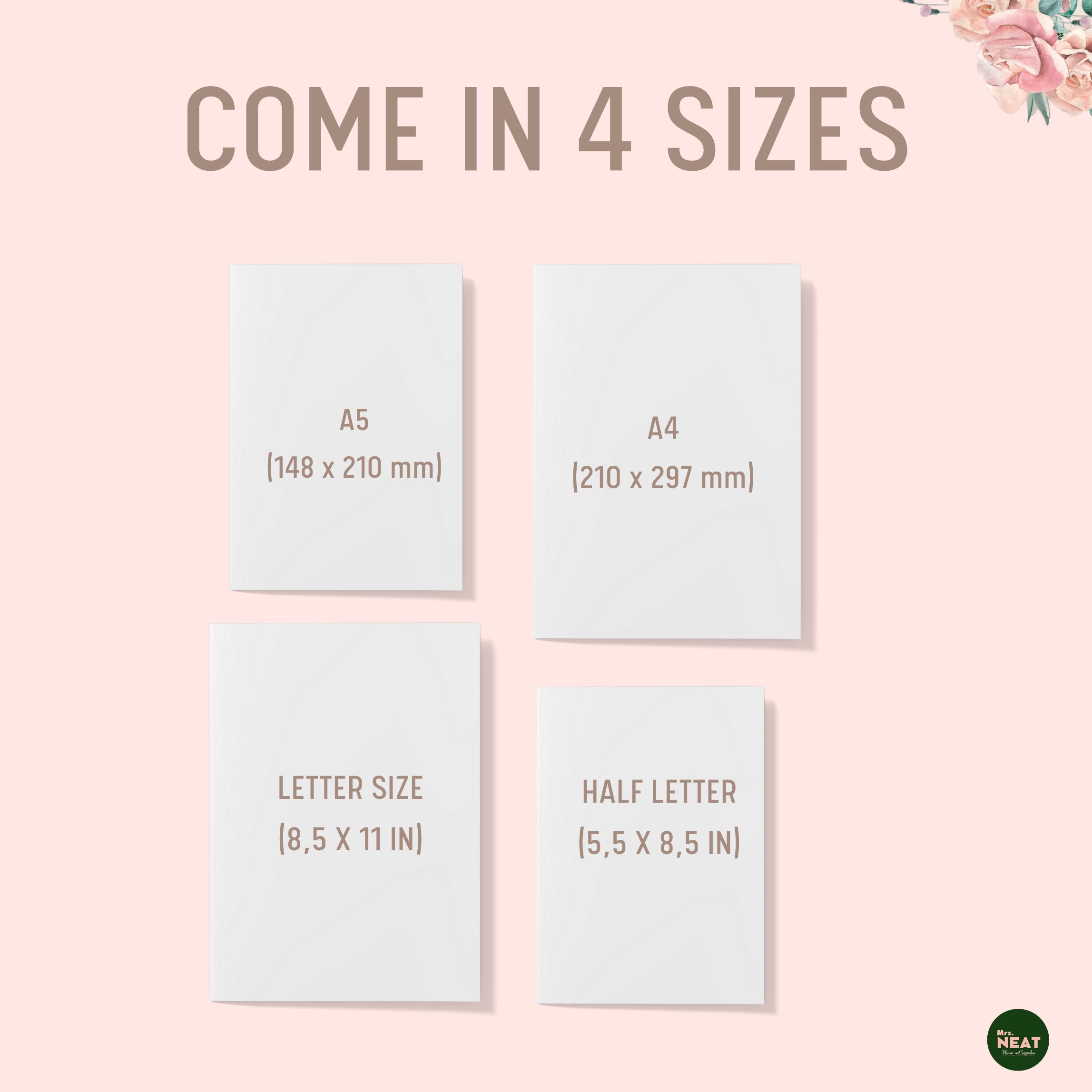 Floral Daily Planner Printable Schedule Template to Do List - Etsy