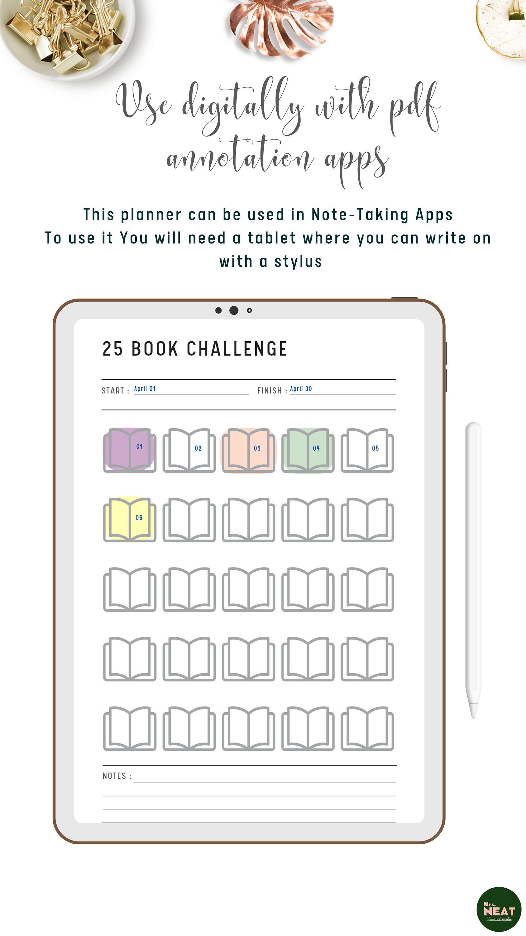 Book Challenge Printable, 100, 50, 30 Book Challenge, 25 Book Challenge ...