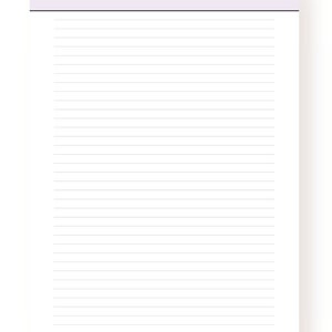Printable Notes Page Template Notes Printable PDF A4 - Etsy