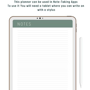 Printable Notes Page Template Notes Printable PDF A4 - Etsy