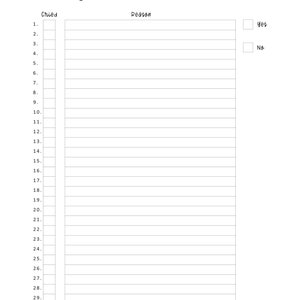 Crying Tracker Template Printable, Crying Log Tracker, Mood Tracker ...